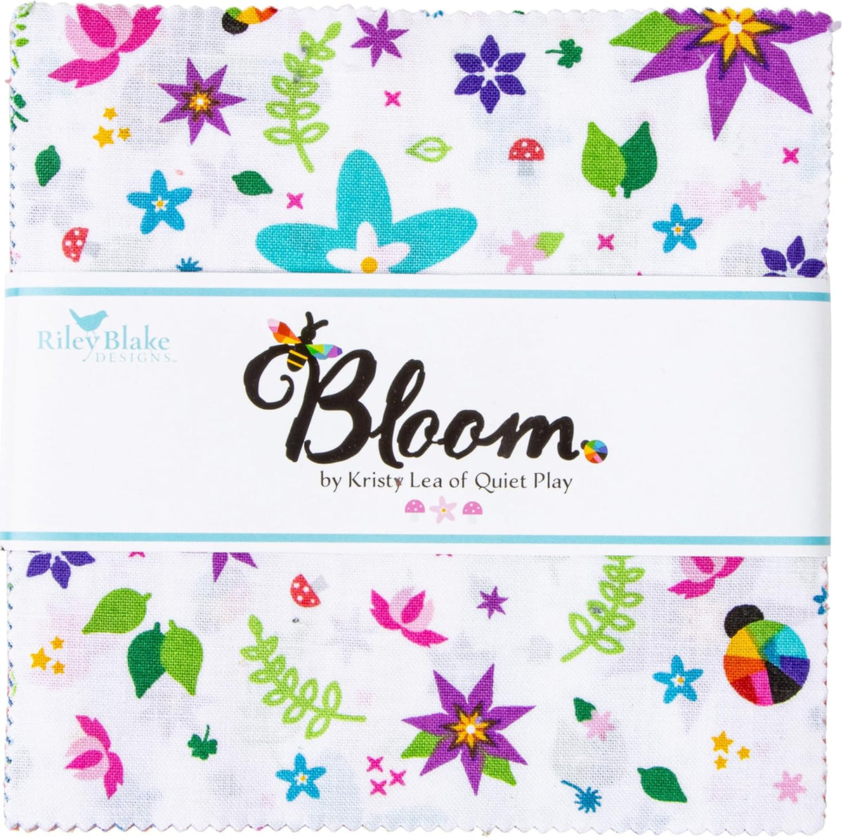 Riley Blake - Bloom 5 inch Stacker by Kristy Lea | Justin Fabric