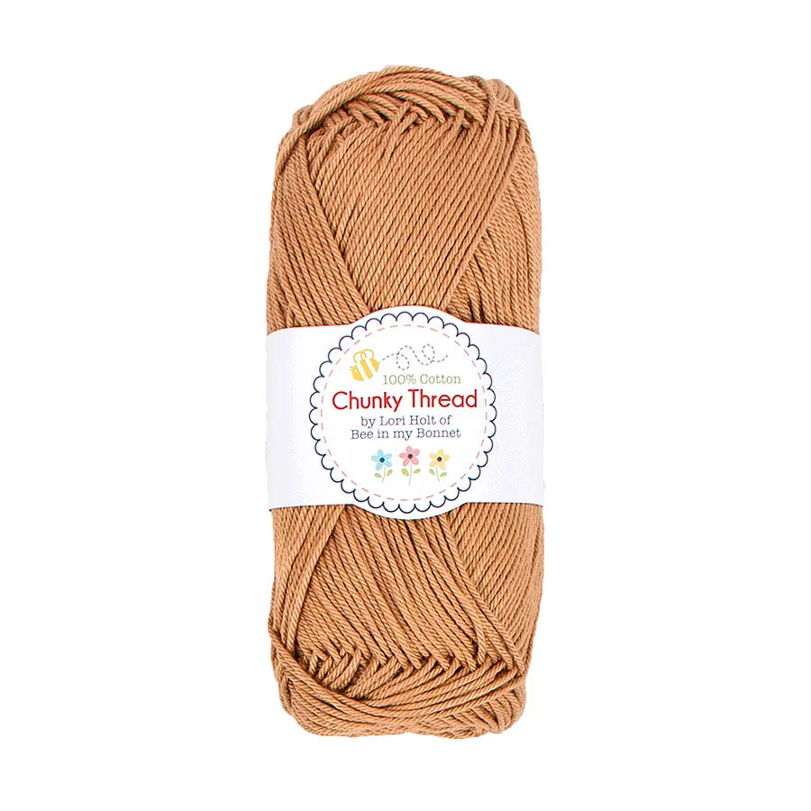 Nutmeg Chunky Crochet Thread by Lori Holt (50g) | Justin Fabric
