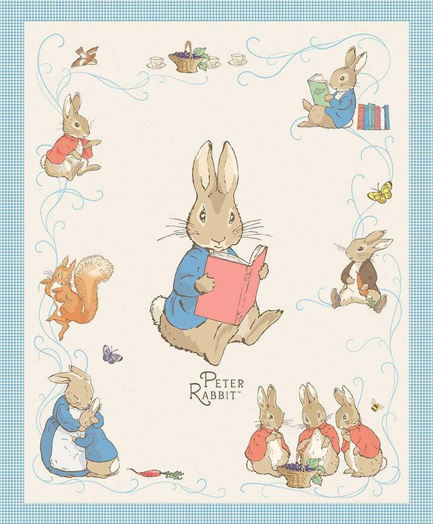 The Tale of Peter Rabbit Panel by Beatrix Potter | Riley Blake #P14706 ...