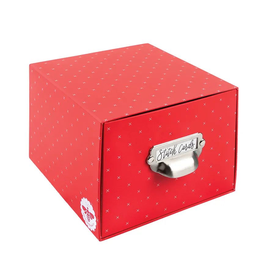 Red Stitch Card Box by Lori Holt | It's Sew Emma #ISE-818 – Justin Fabric