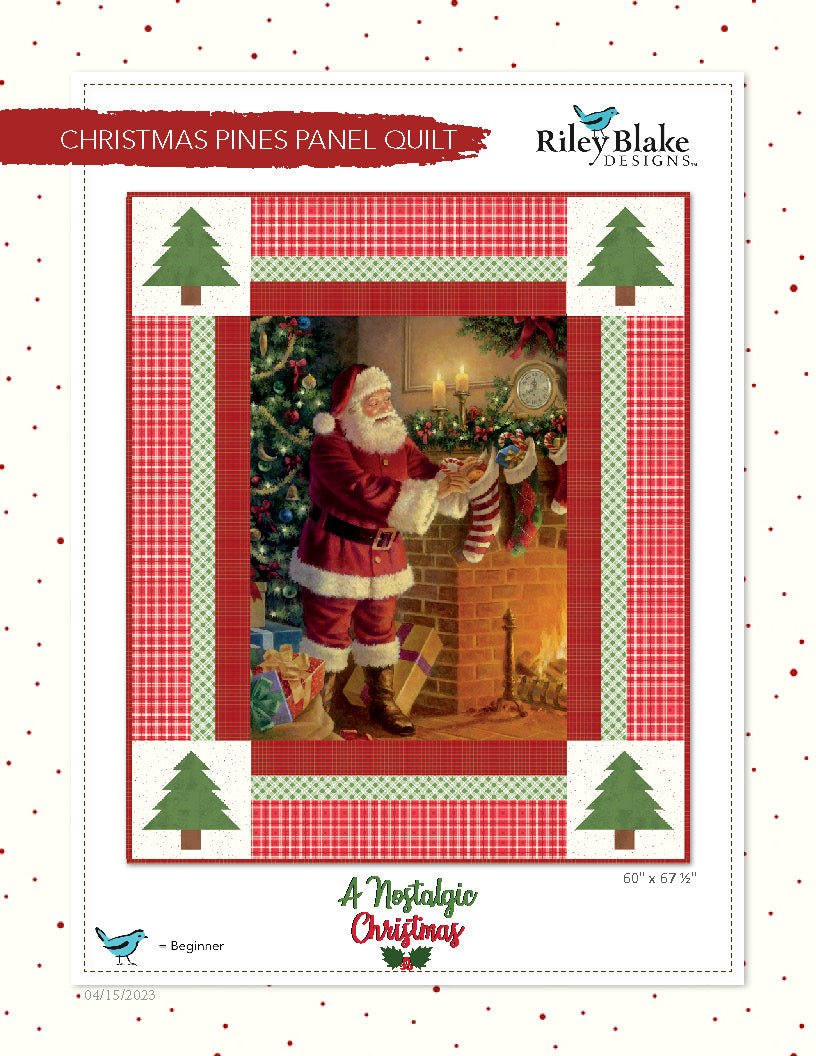 Christmas Pines Panel Quilt Pattern - Free PDF from Riley Blake Des ...