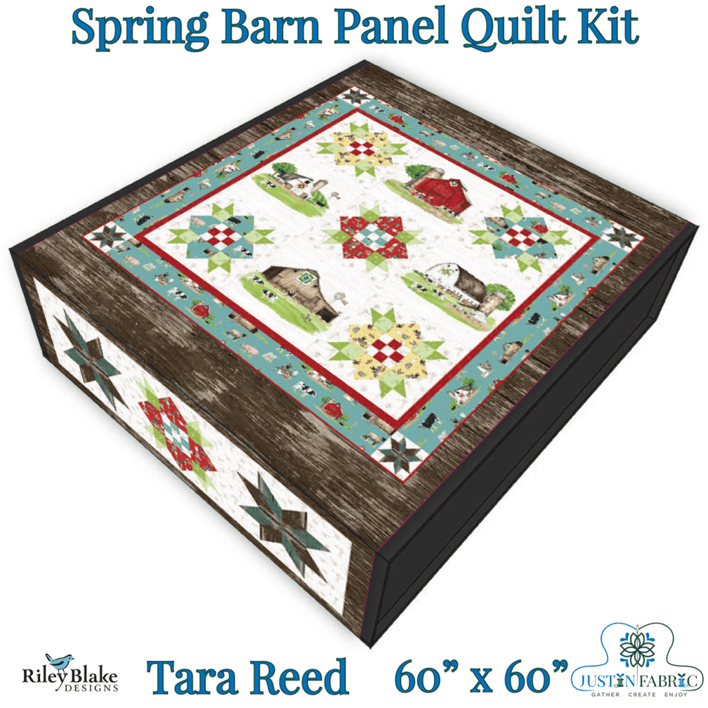 Spring Barn Panel Quilt Kit | Riley Blake Designs KT-14330 Pre-order ...