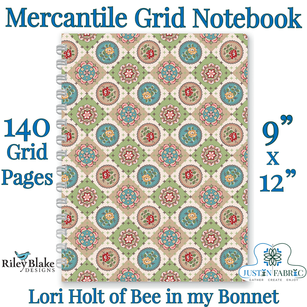 Mercantile Grid Paper Notebook | Lori Holt for Riley Blake Designs ...