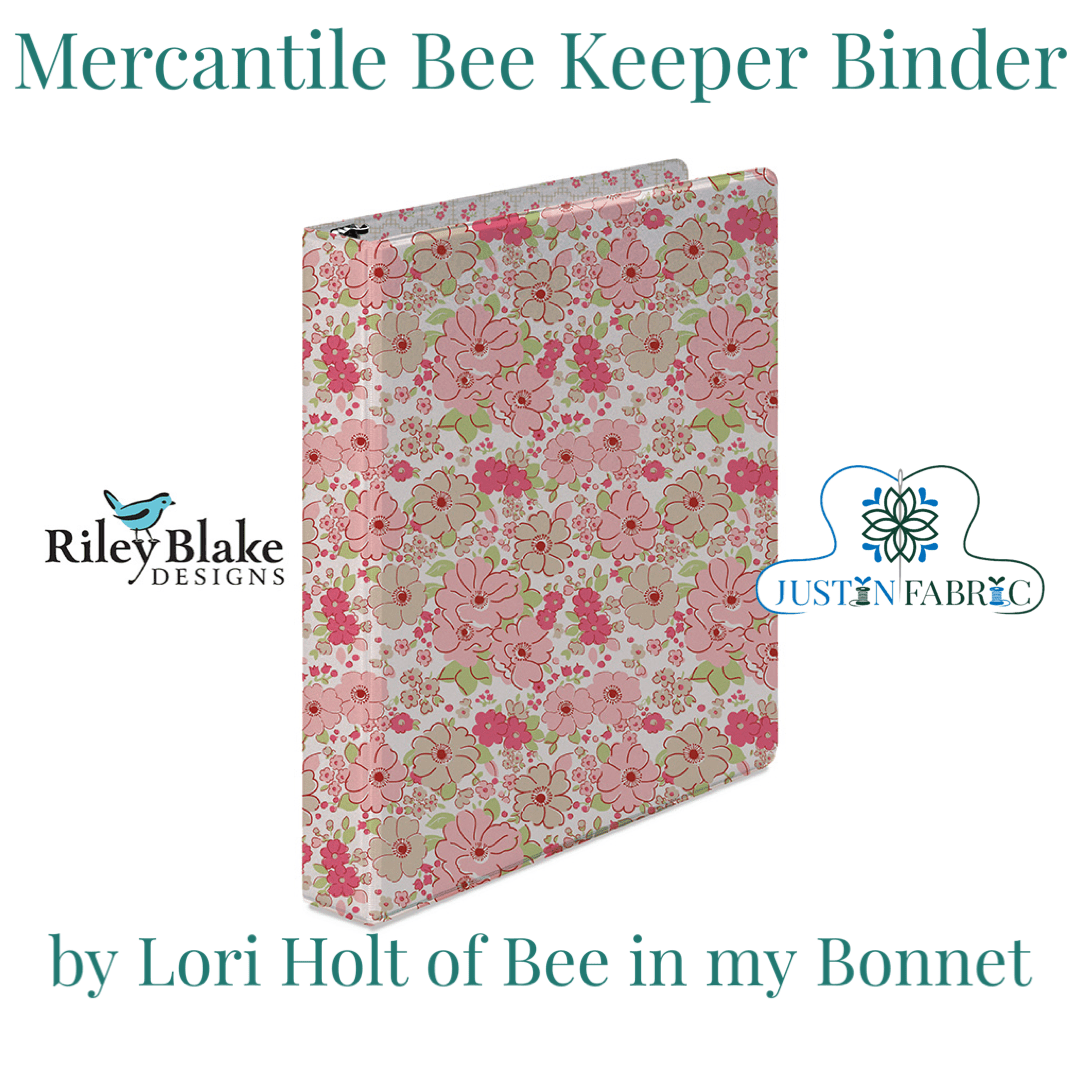 Lori Holt Mercantile Bee Keeper Binder | Riley Blake Designs ST-17850 ...
