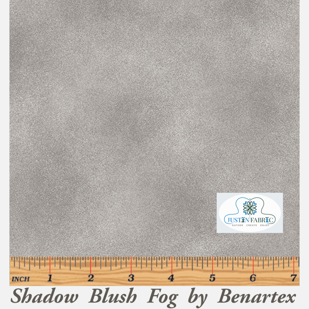 Shadow Blush Fog Yardage | SKU: 2045-0D - Justin Fabric