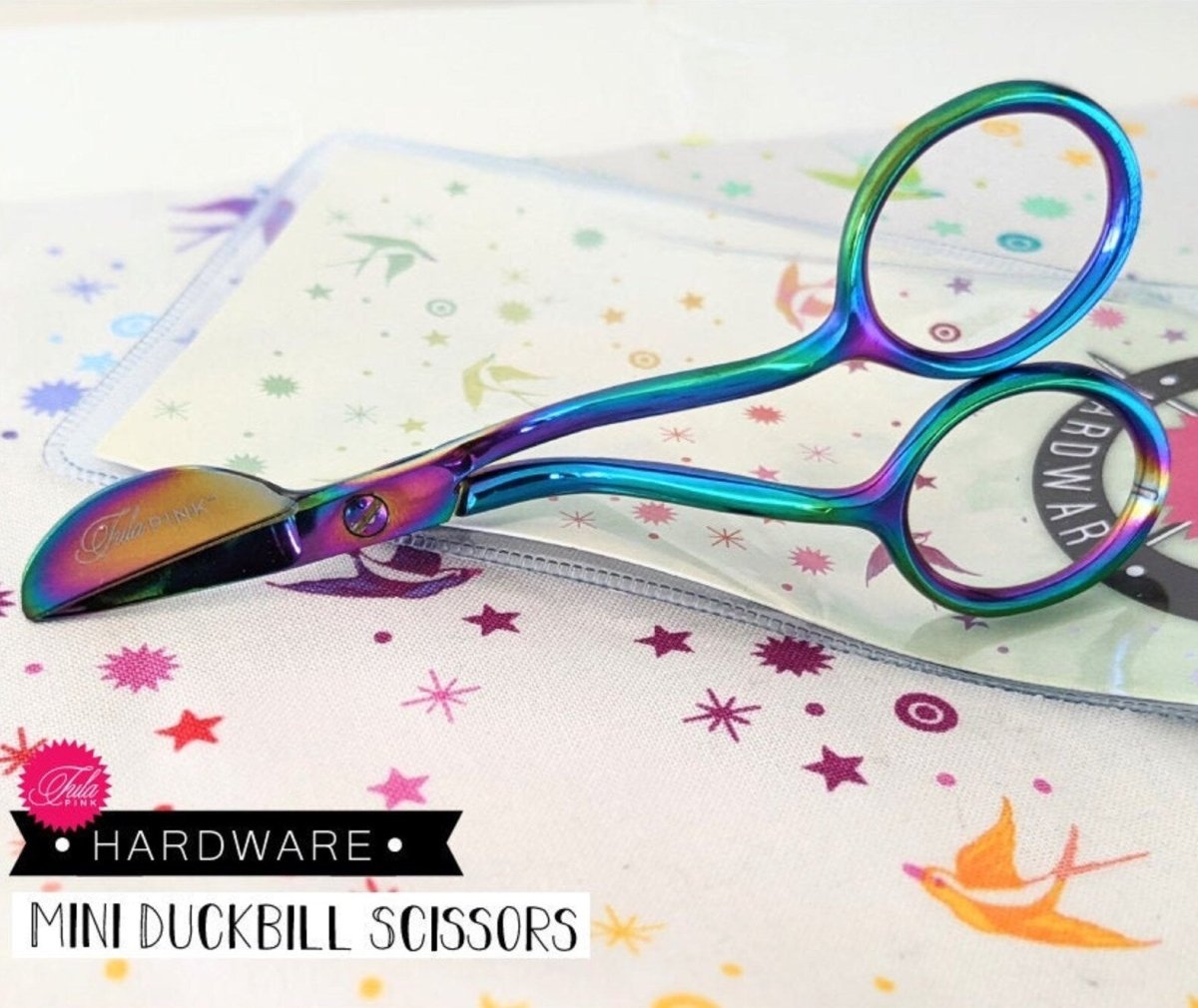 Tula Pink Mini Duck Bill Scissors 4 inch - Justin Fabric